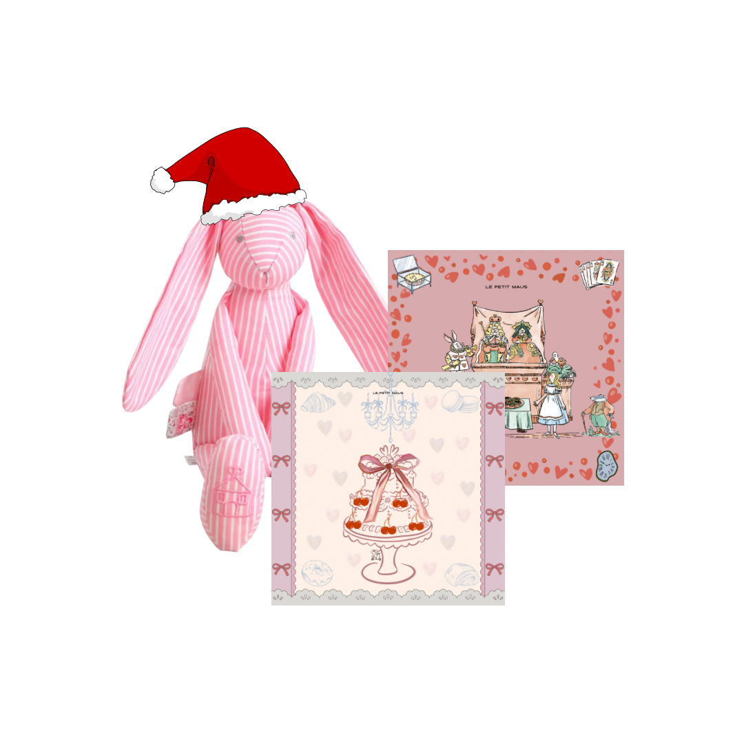 LARA LAPIN Luxury Gift Set with Bunny Plush & Muslin Swaddles for ...